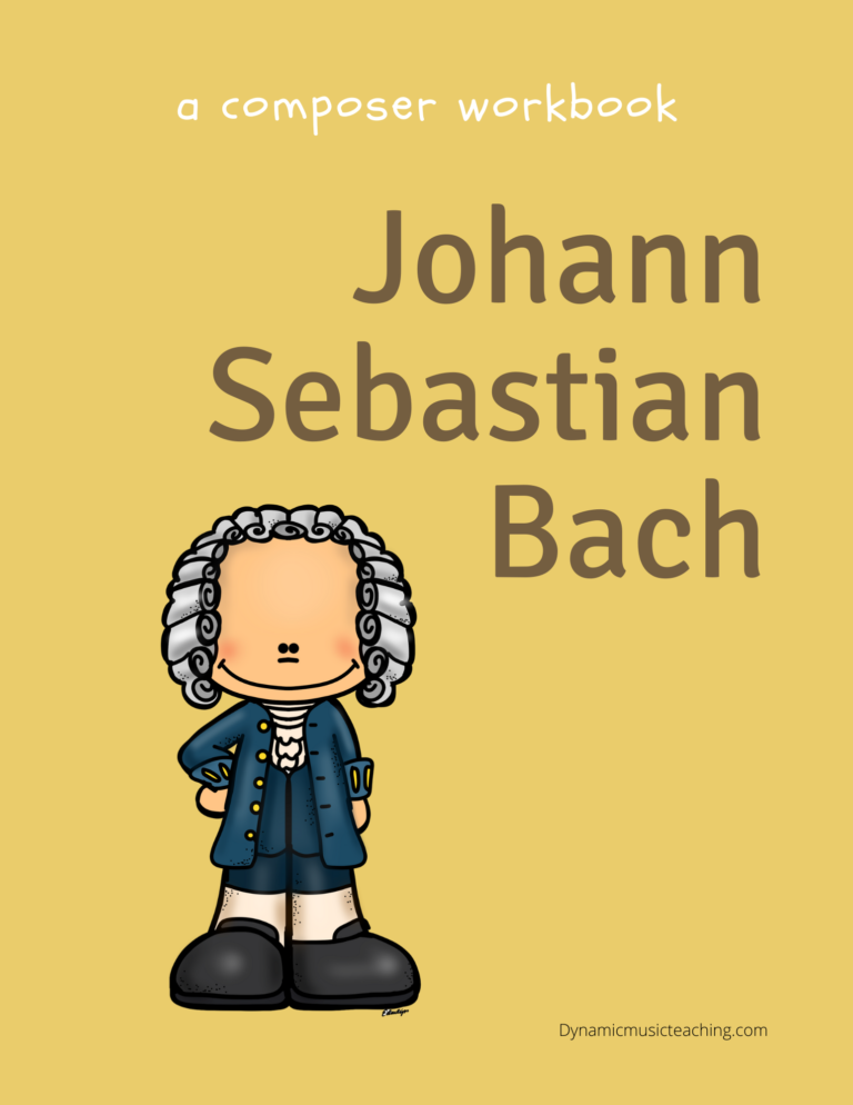 Bach Composer Workbook - Dynamic Music Teaching